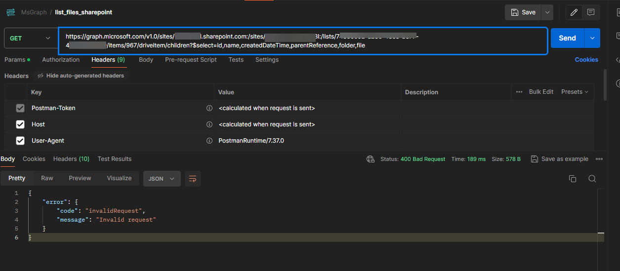 How to get children from a sharepoint list item using msgraph v1.0 ...