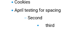 How to create a multilevel or nested bullet list for template ...