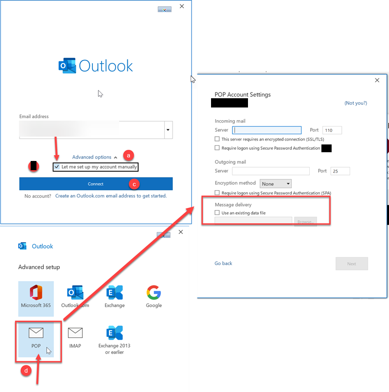 Outlook 2021 PST file associated with incorrect email address when new profile was created ...