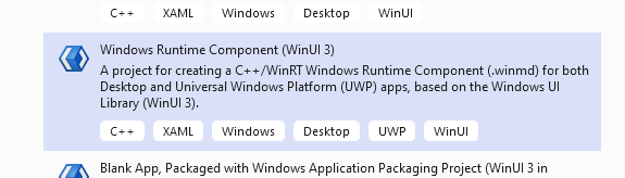 Winui3 How To Create A Cwinrt Library Which Is Accessible From C Winui3 Desktop 
