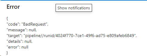 issue parsing the expression body('DataFlow1ComposeRuntimeVariables ...