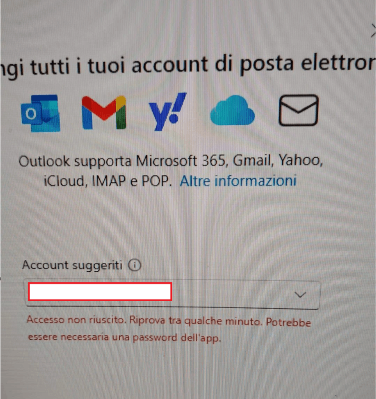 configurazione mail aruba su outlook 20224 - Microsoft Q&A