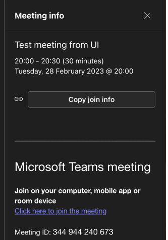 Create meeting API schedules meeting at incorrect time - Microsoft Q&A