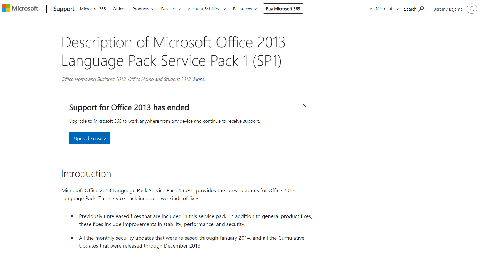 Language Packs for Office 2013 - Microsoft Q&A