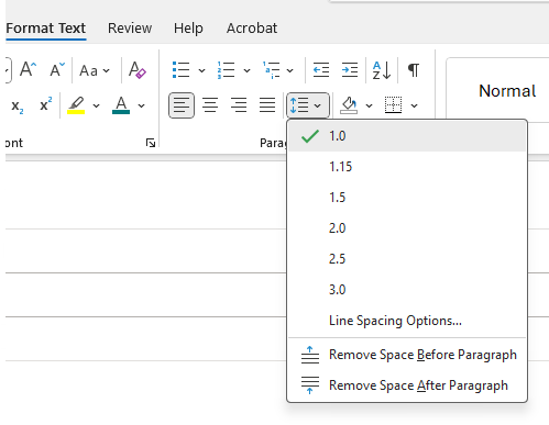 How to prevent automatic space before paragraph? - Microsoft Q&A