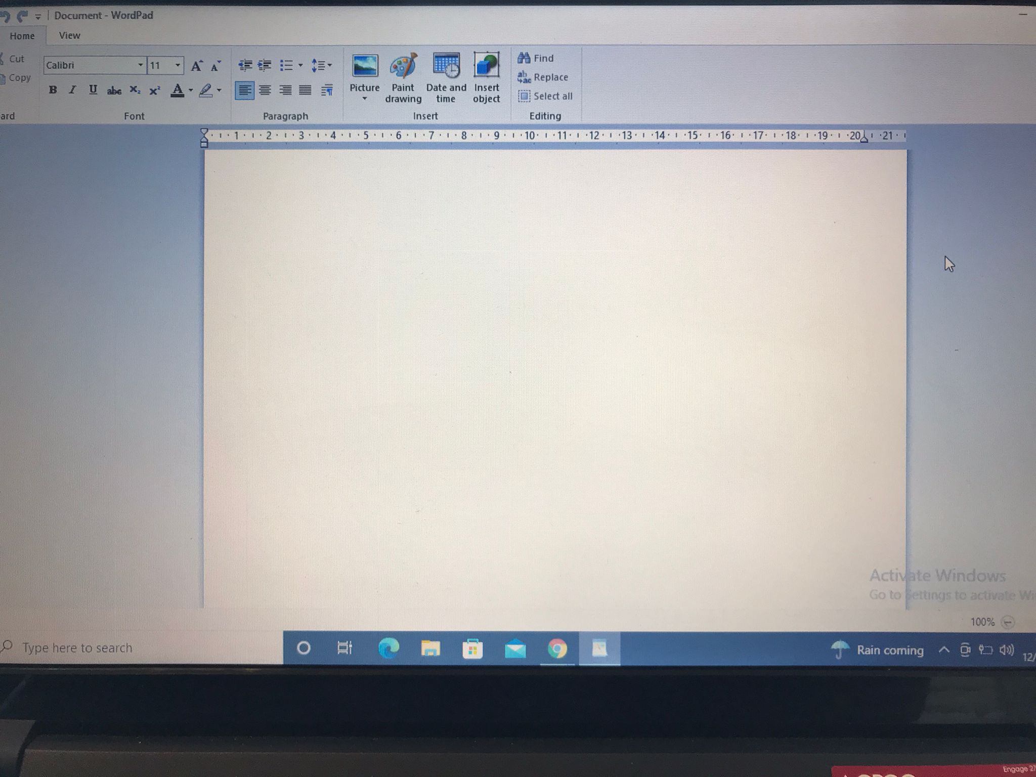 Wordpad Ruler and Margins have changed - Microsoft Q&A