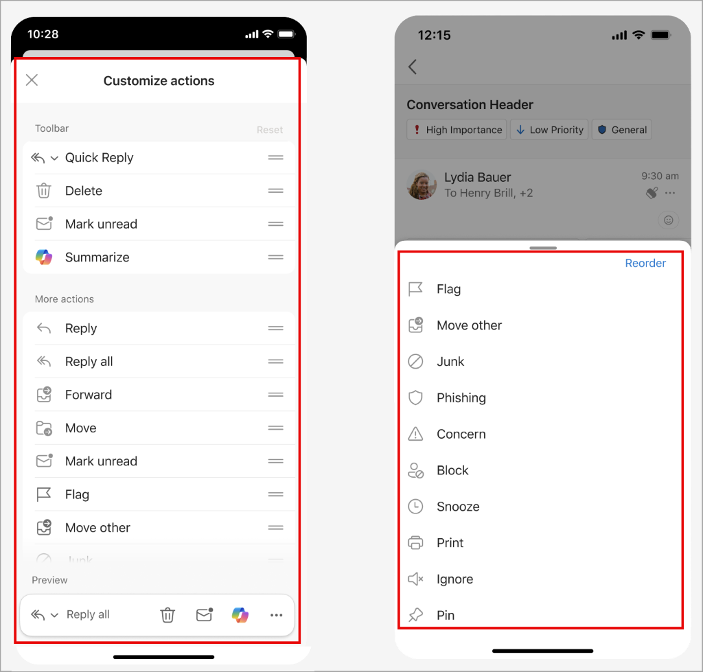 Updated Conversation Actions in Outlook for iOS - Microsoft Q&A