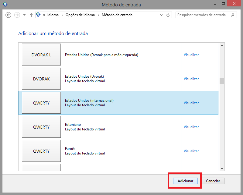 Os acentos est]ao trocados no teclado. N]ao consigo acentuar as ...