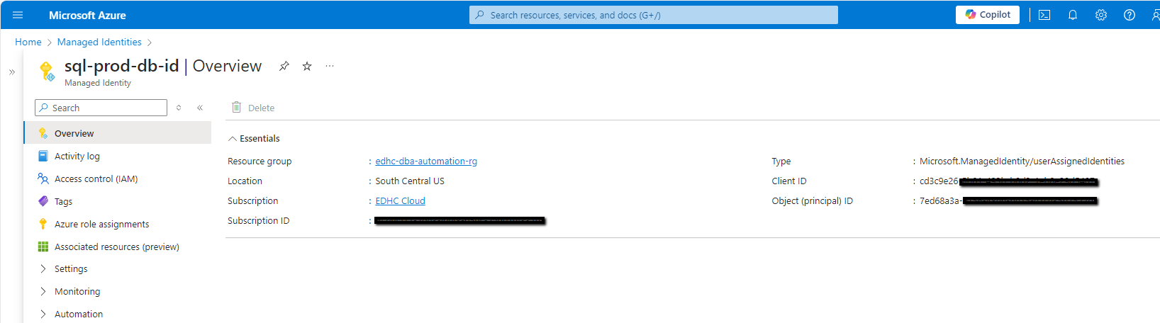 What Permissions Are Needed For An Azure Runbook To Execute The Sql Command Create User From