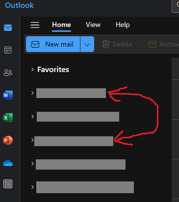 How Can I Change the Order of Accounts in the Account Column in Outlook? - Microsoft Q&A
