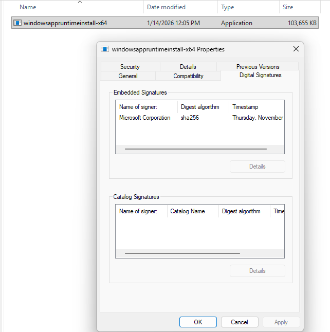 Windows 11 - Prompting UAC at Random Times for WindowsAppRuntime 1.8.1 ...
