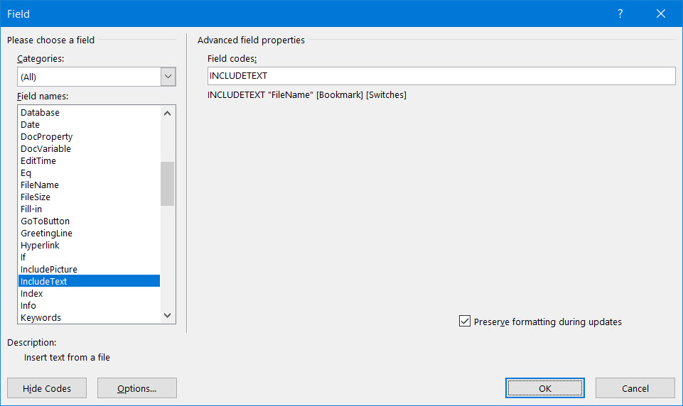 Editing Multiple Word Documents with one Master Documents - Microsoft Q&A