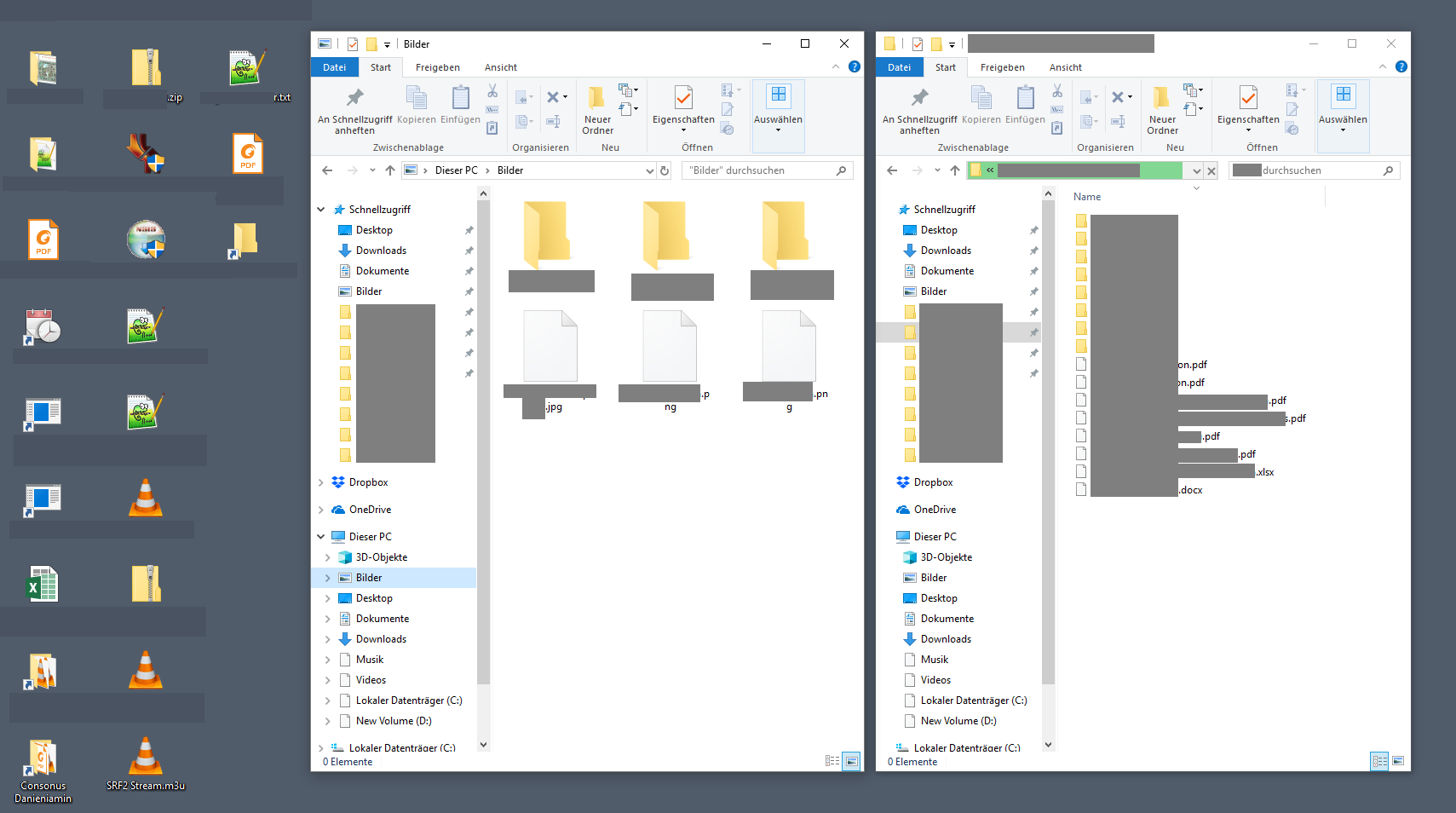 File icons look like blank pages with flipped upper right corner ...