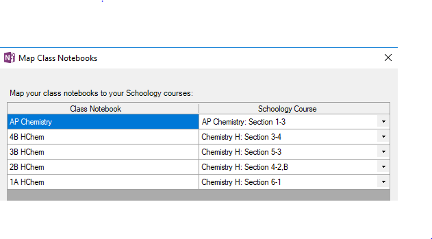 OneNote Error using Class Notebook from Schoology - Microsoft Q&A