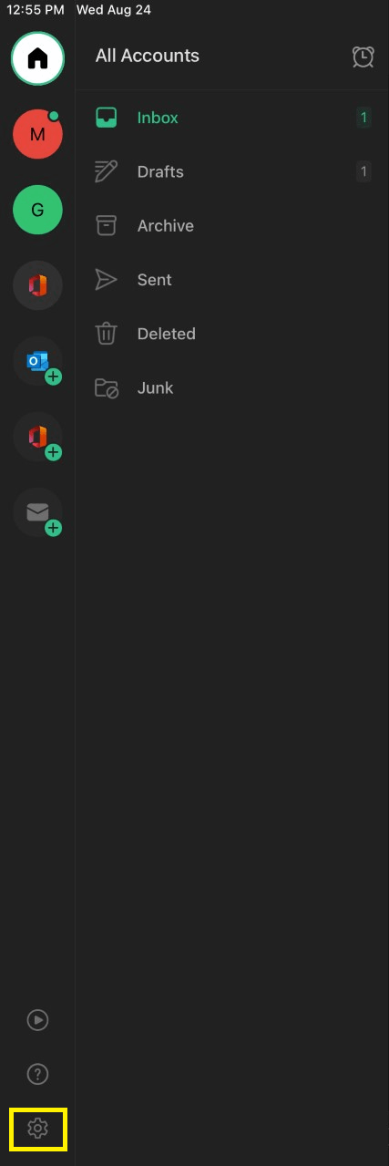 Change the color of mailbox icons in outlook on iphone - Microsoft Q&A