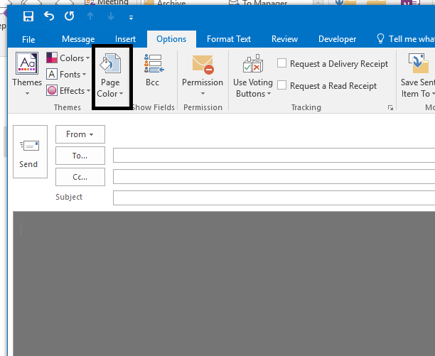 Changing white background color on incoming emails - Microsoft Q&A