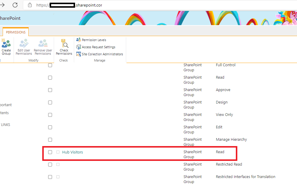Can SharePoint Hub Sites pass all Permissions to Associated Sites ...