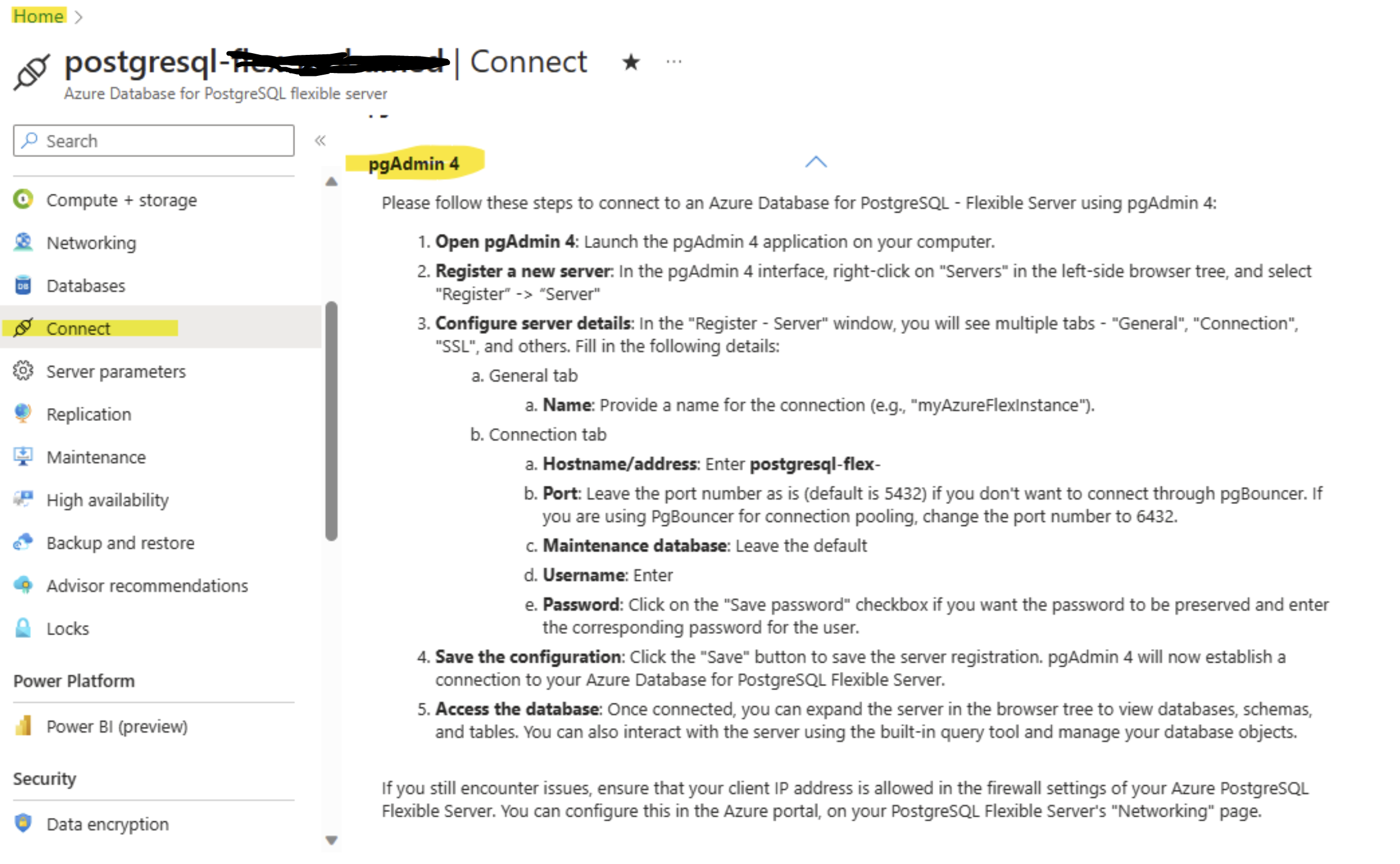 Can we make a connection to the azure postgres DB from outside of Azure ... Can we make a connection to the azure postgres DB from outside of Azure ...