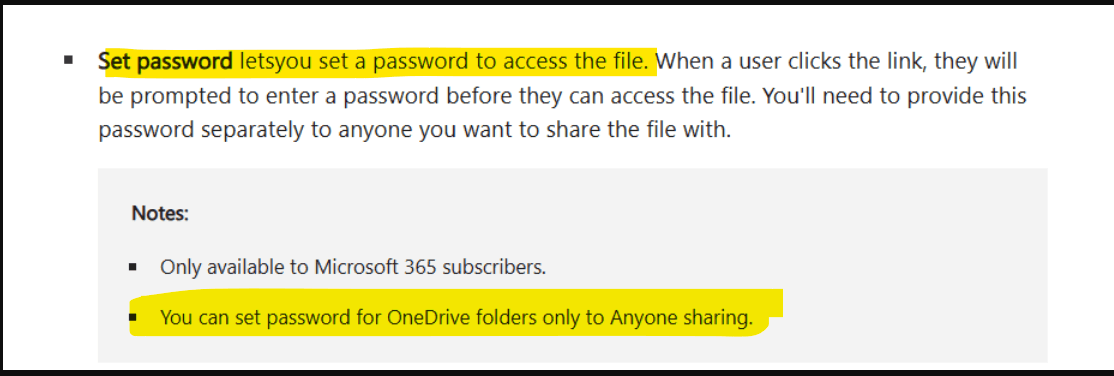 Securing a Folder in OneDrive Business with Password Protection for ...
