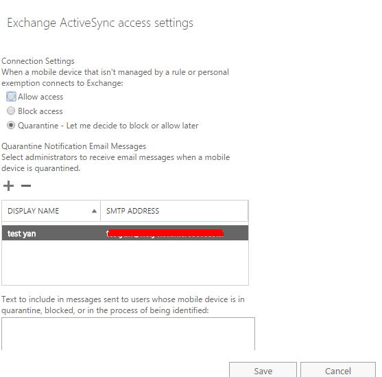 Allow / Block and Quarantine list - Microsoft Q&A