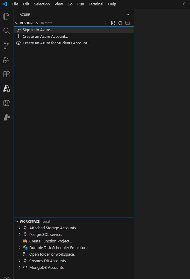Unable to sign into Avanade's Azure subscription via the Azure extension in Visual Studio Code ...