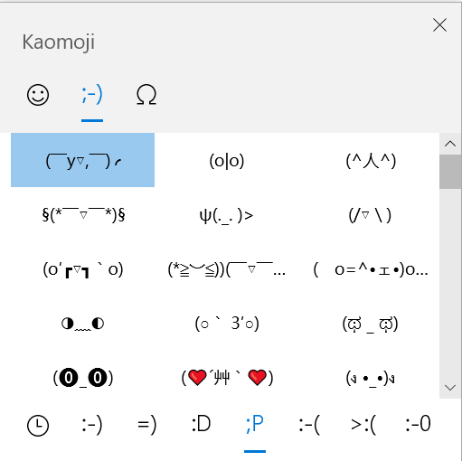 How to add kaomoji using touch-keyboard (windows 10)? - Microsoft Q&A