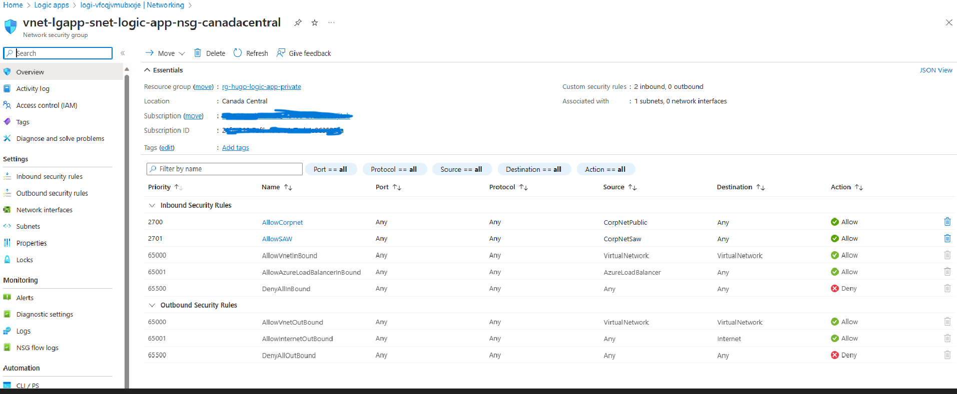 Azure Logic App Standard failing to connect over VNET Integration to private endpoint enabled ...