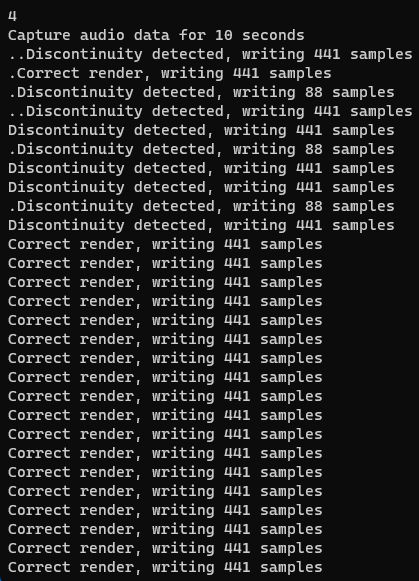 Persistent audio discontinuity in WASAPI loopback capture when ... Persistent audio discontinuity in WASAPI loopback capture when ...