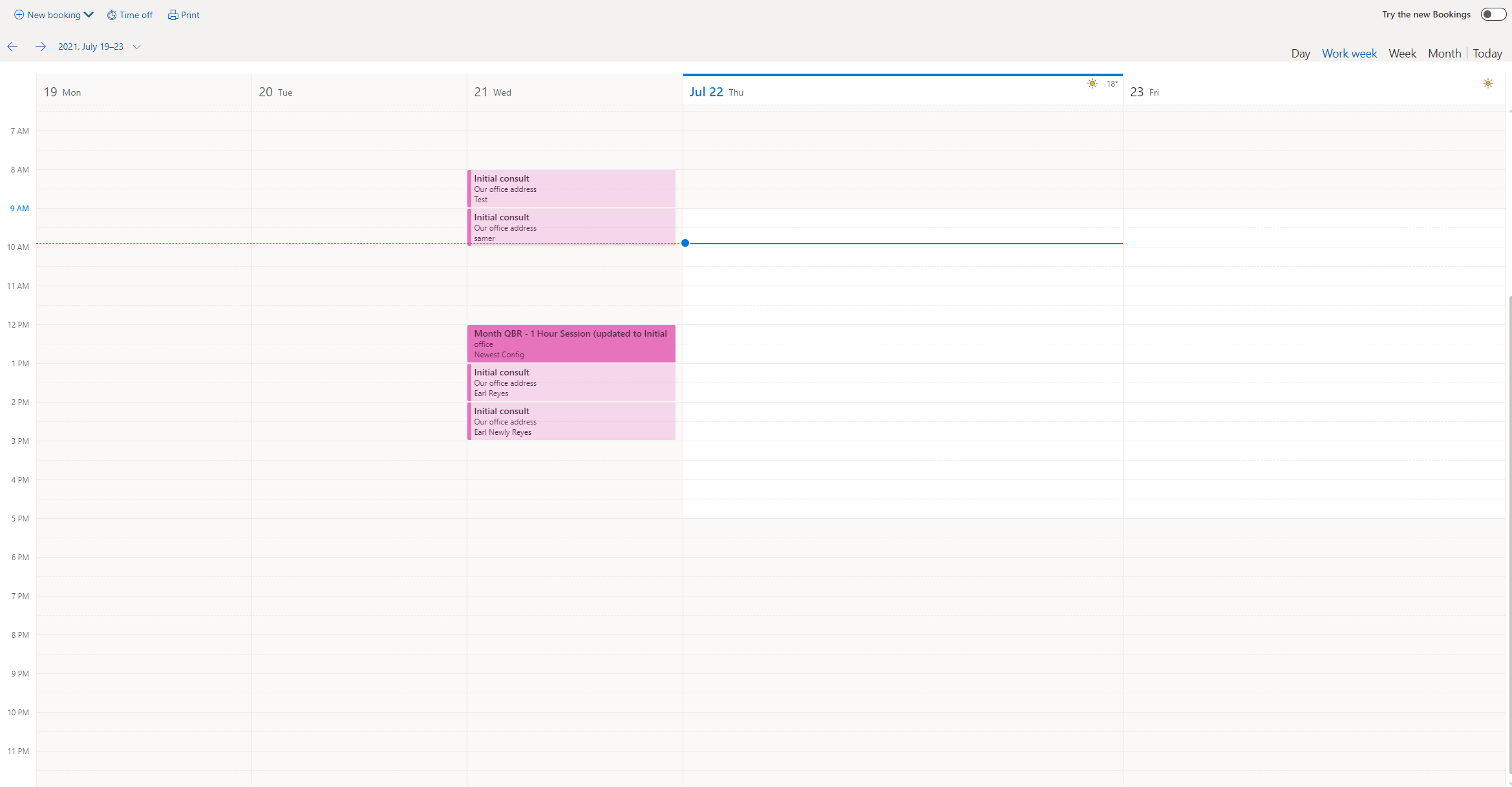 New Microsoft Bookings UI not showing calendar events - Microsoft Q&A