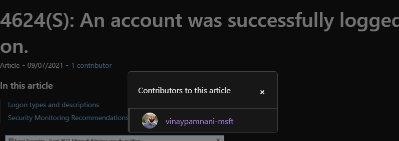 Understanding Event ID 4624 - Microsoft Q&A