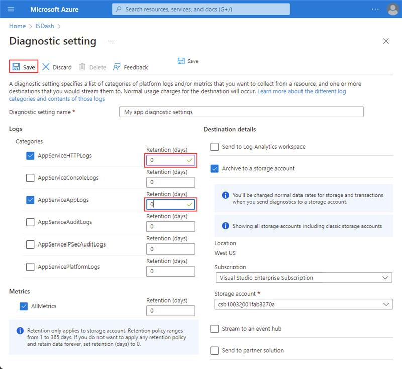 Migrate to Azure Storage lifecycle management from diagnostic settings storage retention ...