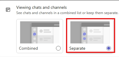 Unable to use the new Teams Chat and Channels option - Microsoft Q&A