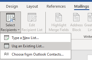 How do I autofill a field in a word document from an excel table that I ...