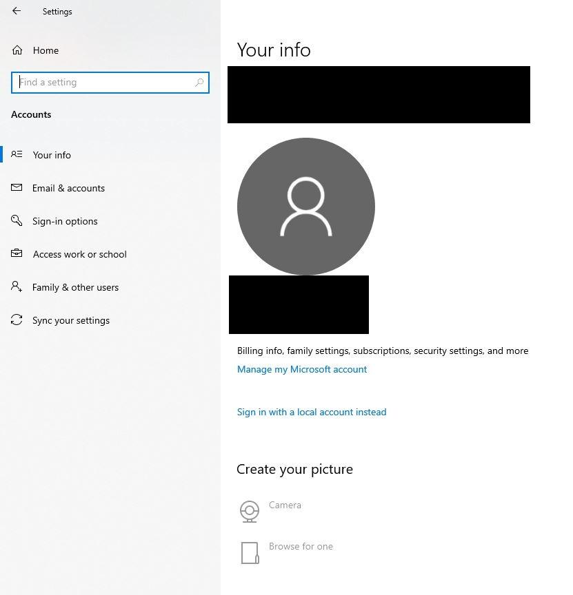 "Sign in with Microsoft Account Instead" is missing - Microsoft Q&A