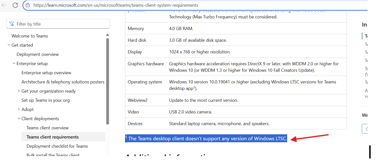 Microsoft Teams client on Windows 11 IoT Enterprise - Microsoft Q&A