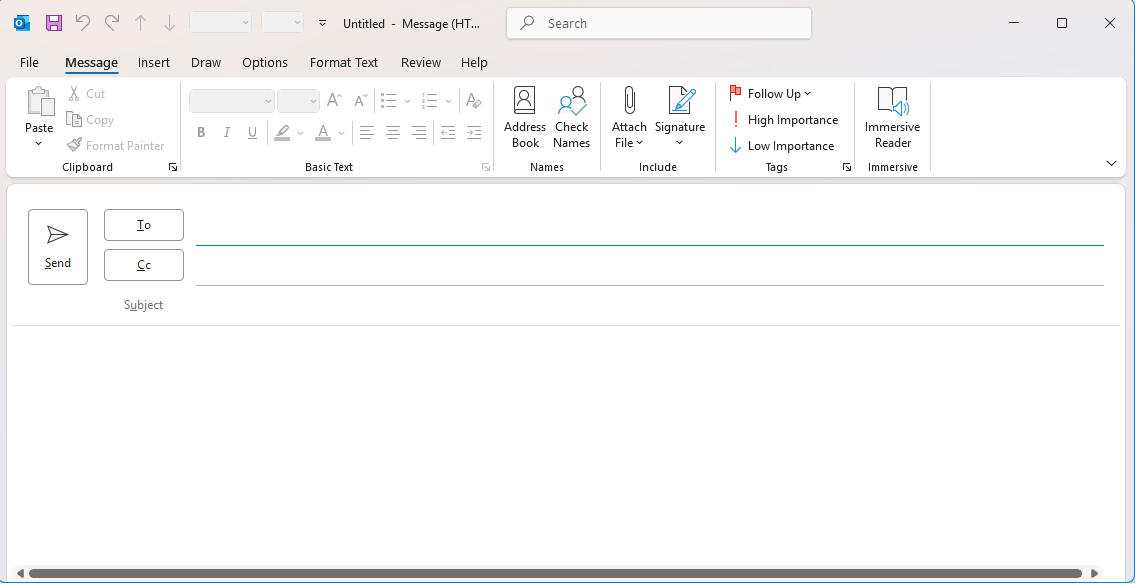 Unable to send messages from Outlook Classic in MS Office 2021 due to ...