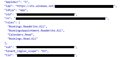 Graph API call with same assigned roles only works in one tenant ...