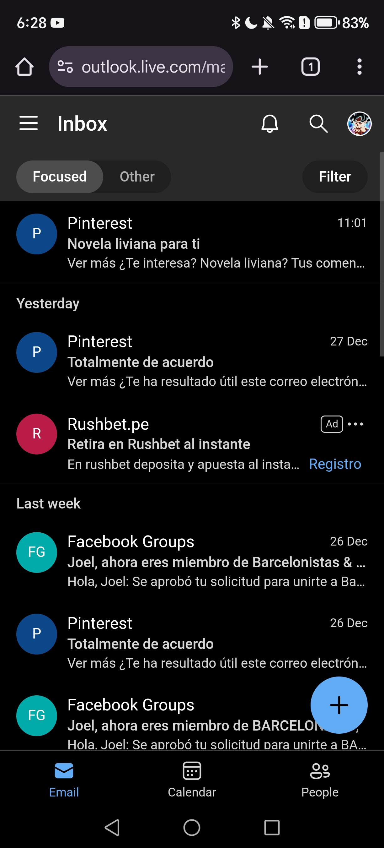 Outlook sale en inglés - Microsoft Q&A