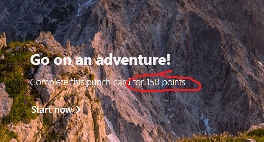 Quest and Punch Cards for Bing Rewards 150 points VS 50 points ...