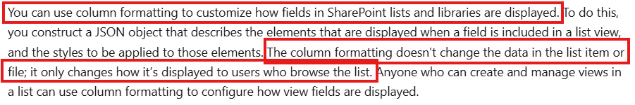 JSON lookup column - Microsoft Q&A
