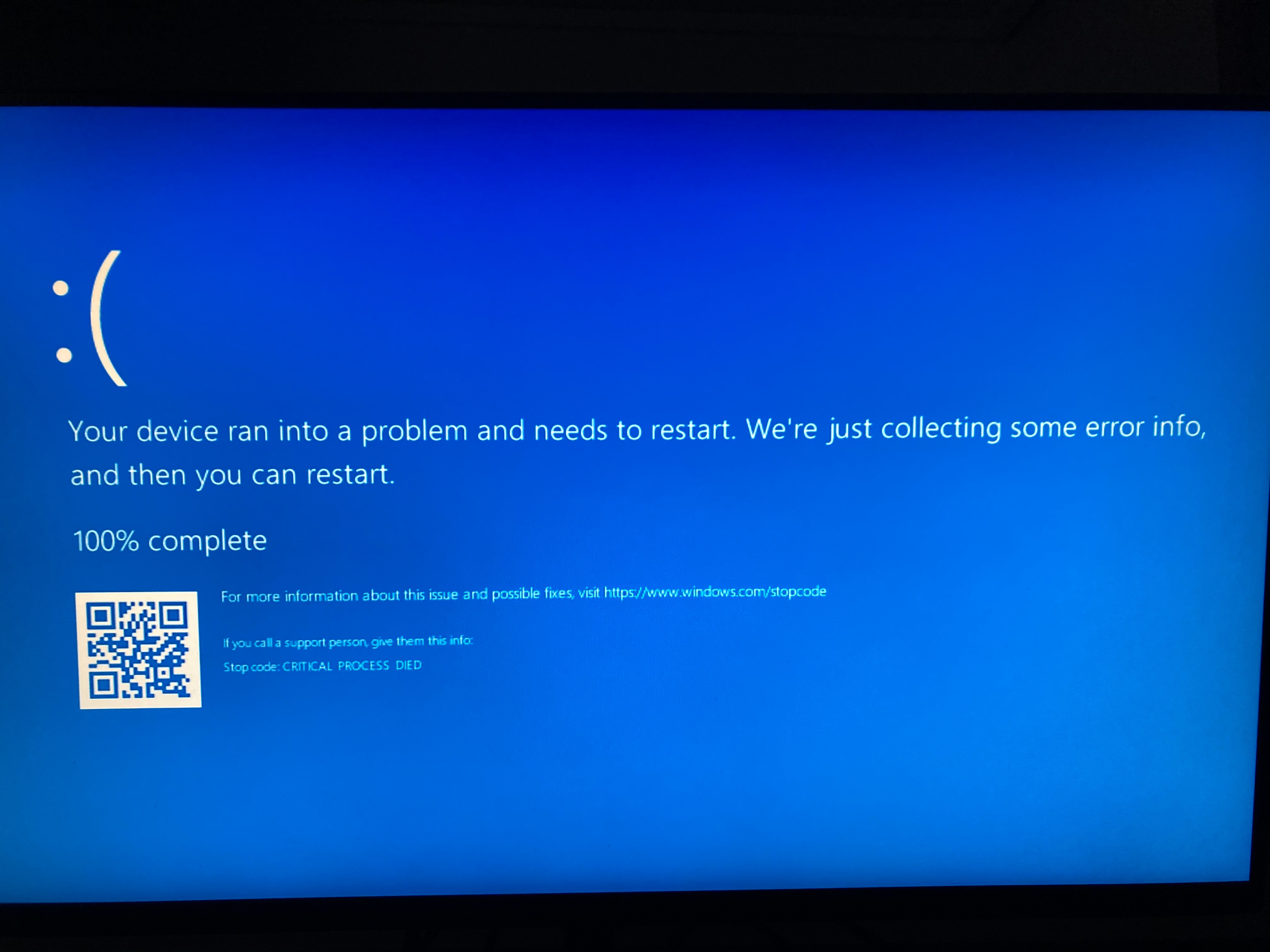 Windows 10 BSOD after system restore - Microsoft Q&A