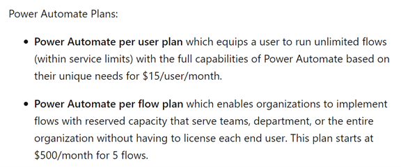 Power Automate Free - Microsoft Q&A