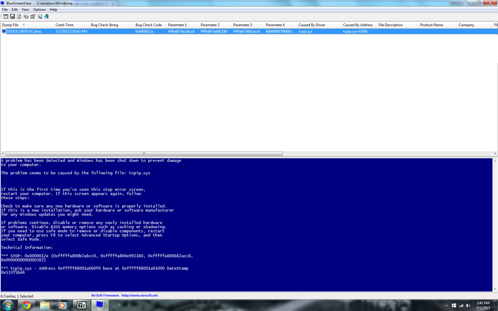 BSoD potentially caused by network issues - Microsoft Q&A