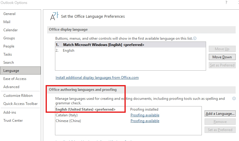 outlook reply created chinese characters - Microsoft Q&A