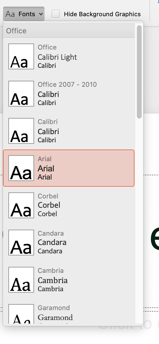 Custom Font Option Not Available for Slide Master / Template ...