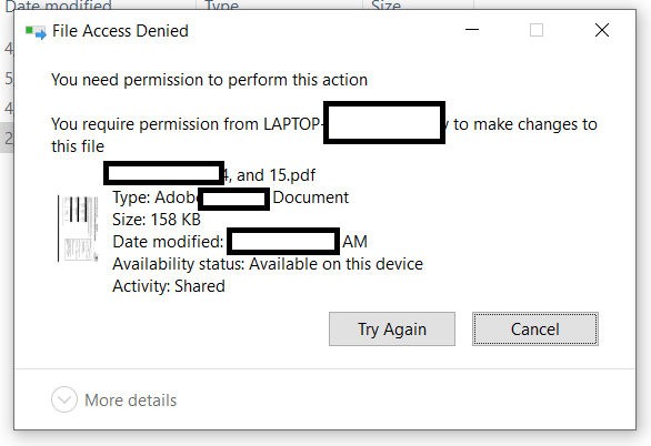 Files locked in OneDrive - Microsoft Q&A