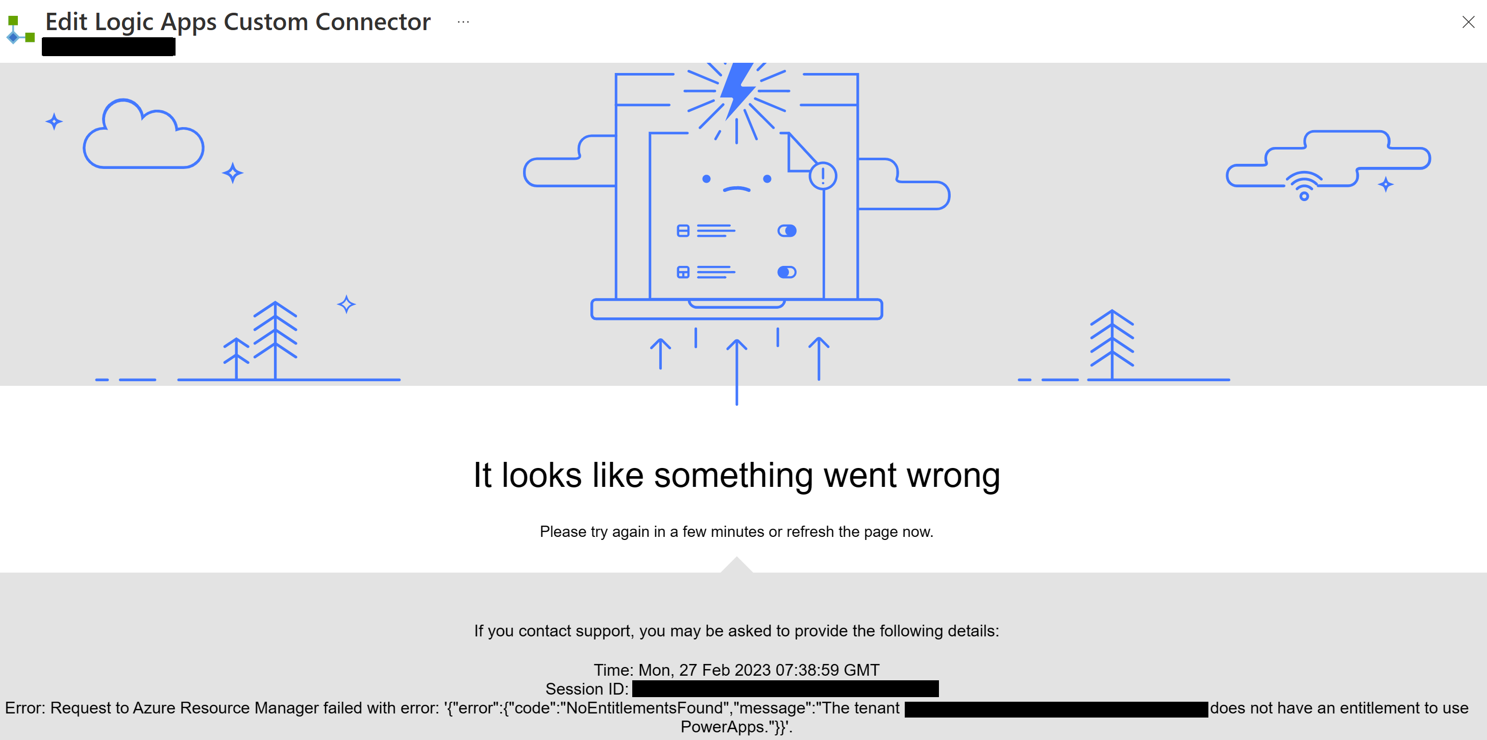 Error When Editing Logic App Custom Connector Microsoft Qanda
