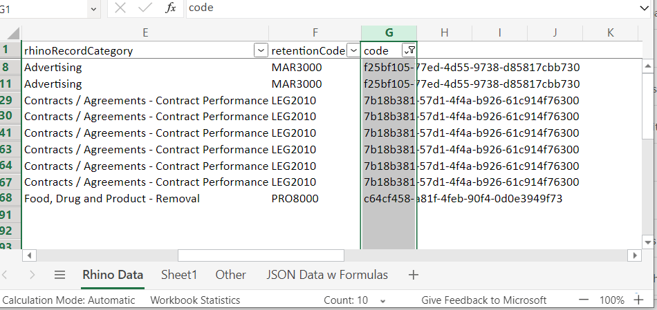 Status Bar Lower Left - count of filtered rows - Microsoft Q&A