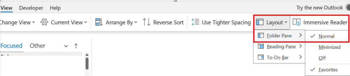 How to lock folder panel in Outlook 365 ? - Microsoft Q&A