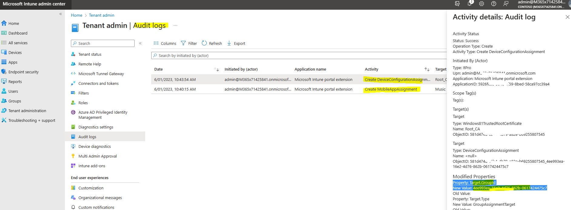 Intune - Microsoft Graph API - Group history - Microsoft Q&A